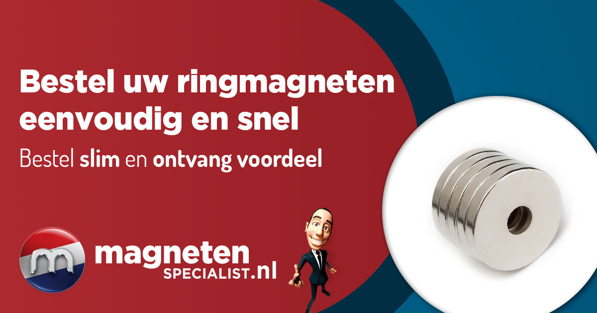 Ringmagneten gemakkelijk online bestellen - Magnetenspecialist.nl